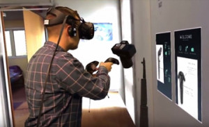 Forensic virtual reality training simulator