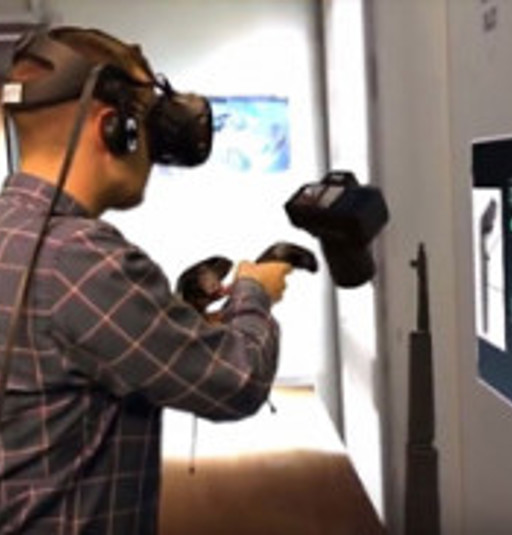 Forensic virtual reality training simulator