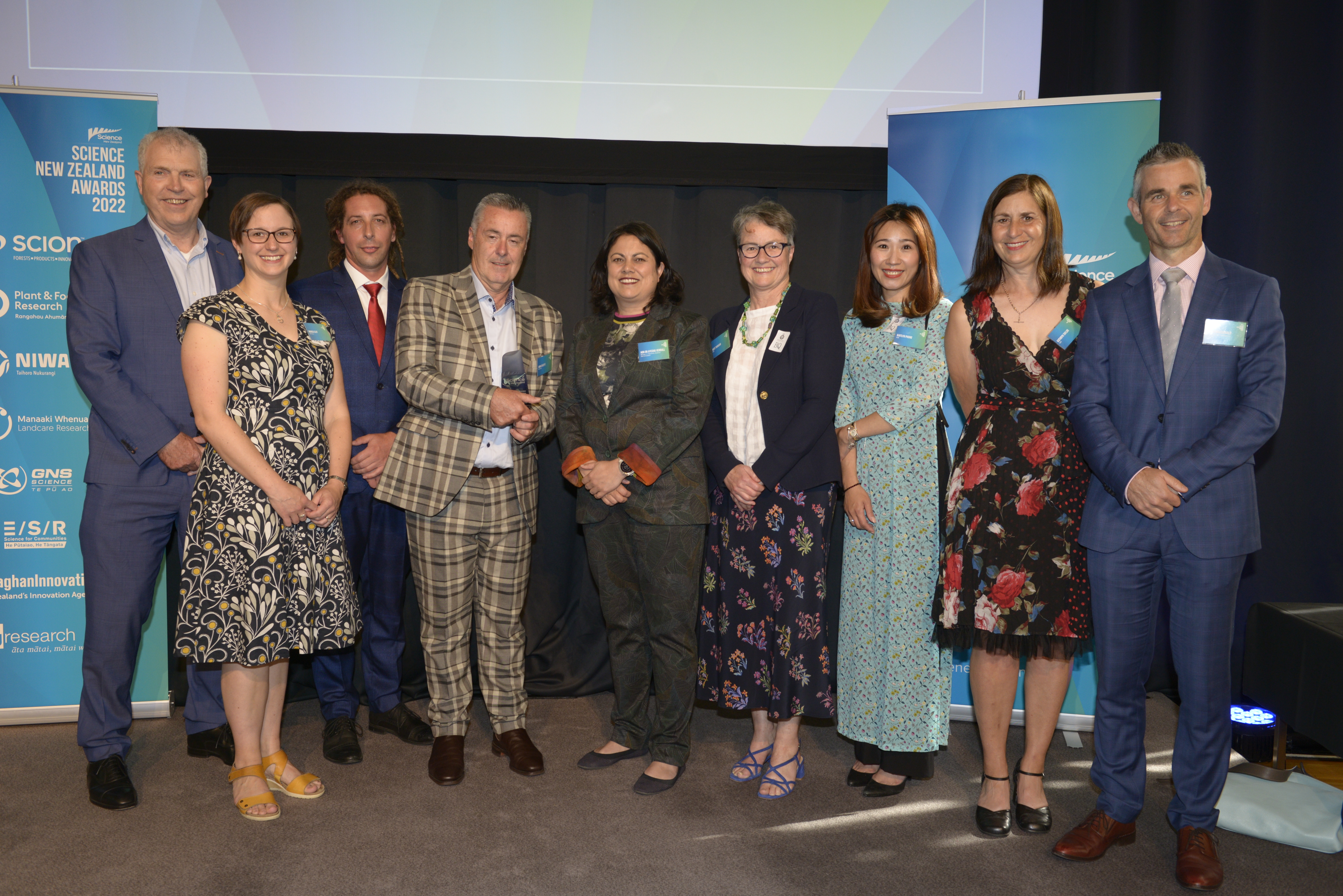 ESR experts shine at 2022 Science New Zealand Awards