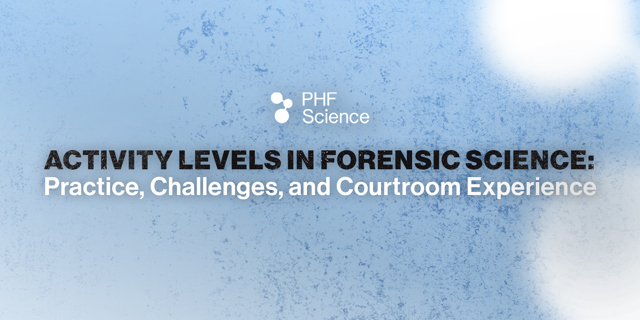 Activity Levels in Forensic Science Webinar