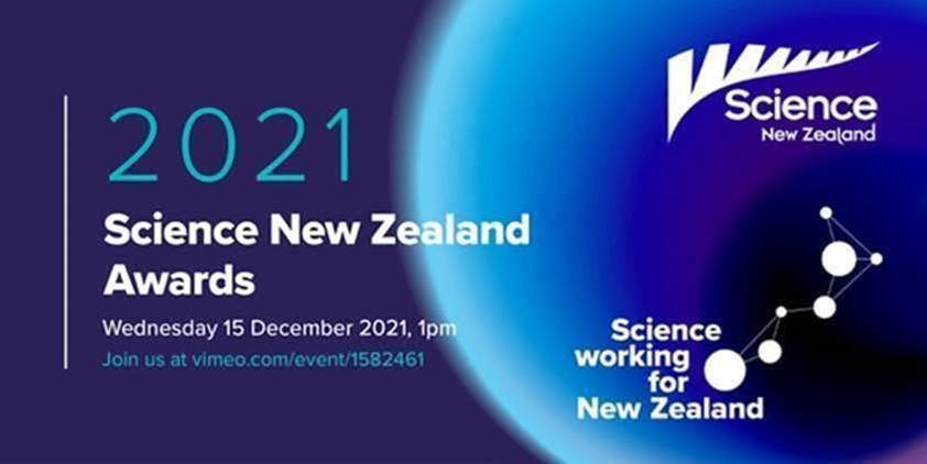 ESR scientists honoured at 2021 Science New Zealand National Awards